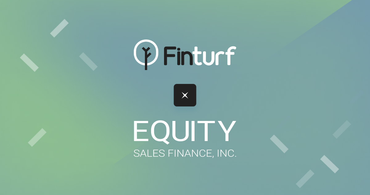 Equity Sales Finance Enters Finturf's Lending Ecosystem