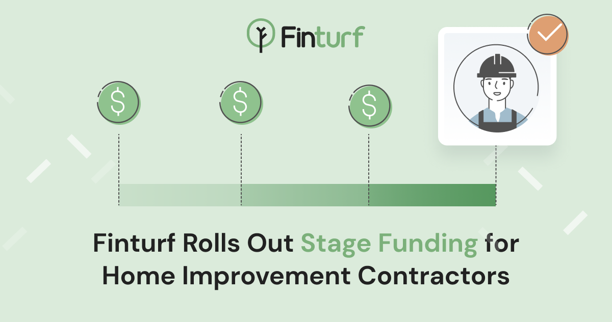 Finturf Rolls Out Stage Funding for Home Improvement Contractors